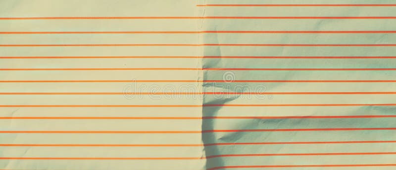 Thick Lined Paper with Bold Banner Design and Central Clear Area for ...