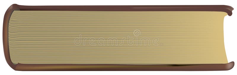 Thick old book stock vector. Illustration of education - 106506126