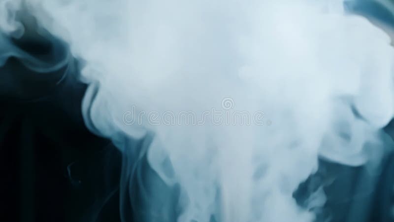 Thick Pillars of White Smoke Emanating from the Engine Creating an ...