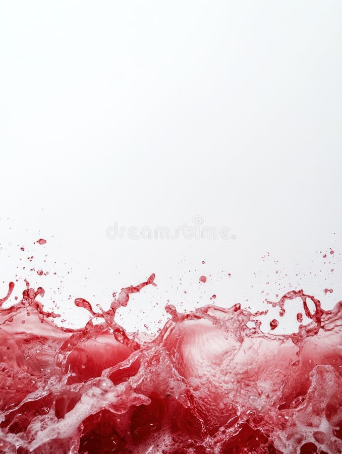 Thick, Rich Splash of Red Wine Creates Vibrant and Dynamic Scene Stock ...
