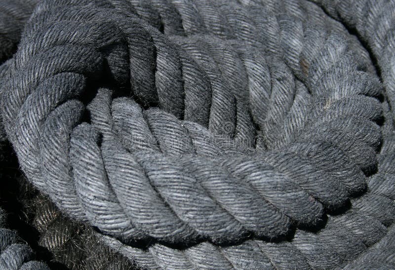 Thick rope stock image. Image of rope, boat, line, cord - 5866537