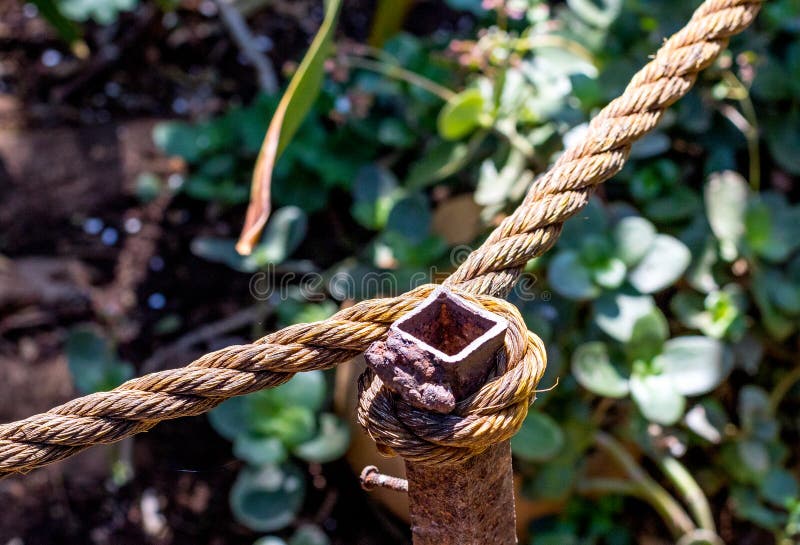 Rope Tied To Pole Stock Photos - Download 202 Royalty Free Photos