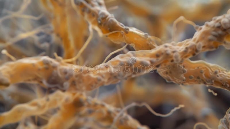 Thick Ropelike Strands Intertwining and Forming a Sy Framework that ...