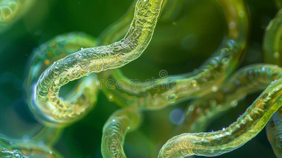 Thick Ropelike Strands Intertwining and Forming a Sy Framework that ...