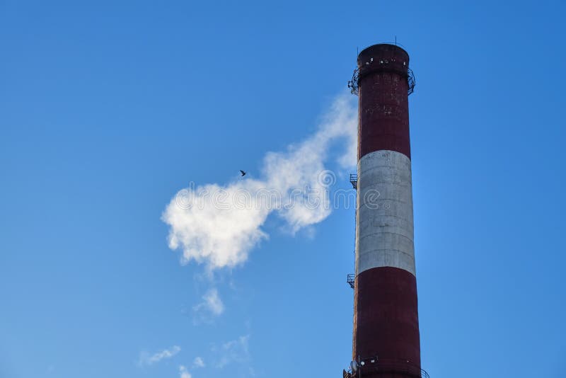 Thick Smoke Belching from Factory Chimneys Stock Image - Image of ...
