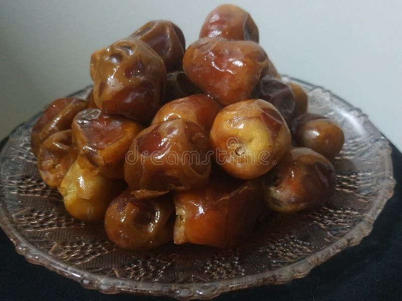 Thick, Soft Dates Have a Natural Sweet Taste Stock Image - Image of ...