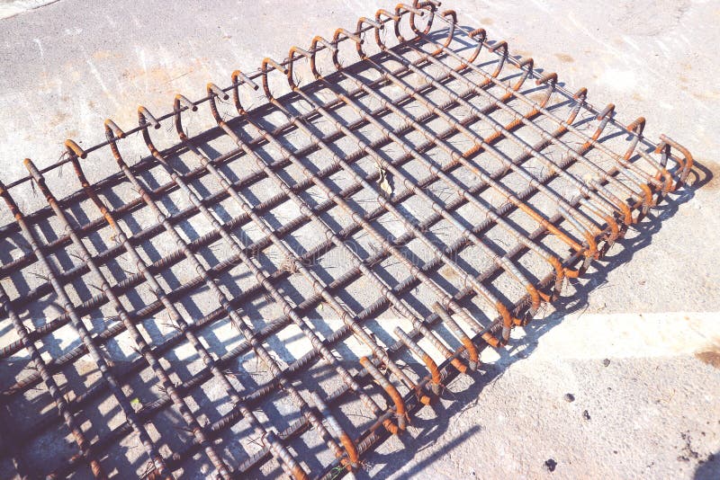 Thick Steel Bars with Rust for Industrial Construction, Building ...