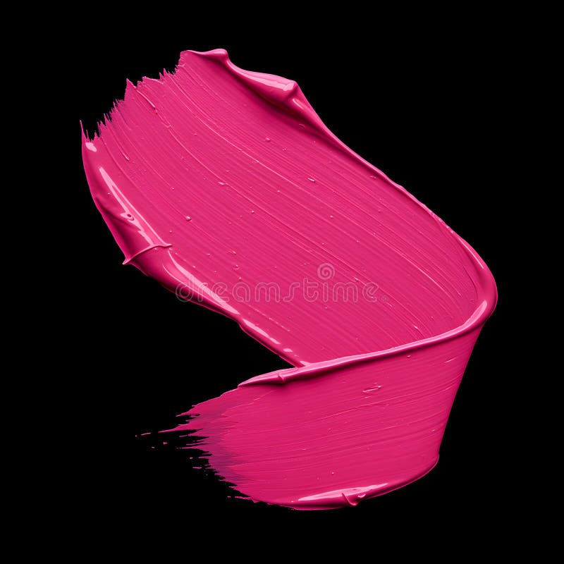 Thick Swipes of Vibrant Pink Paint Form an Abstract Pattern Stock ...