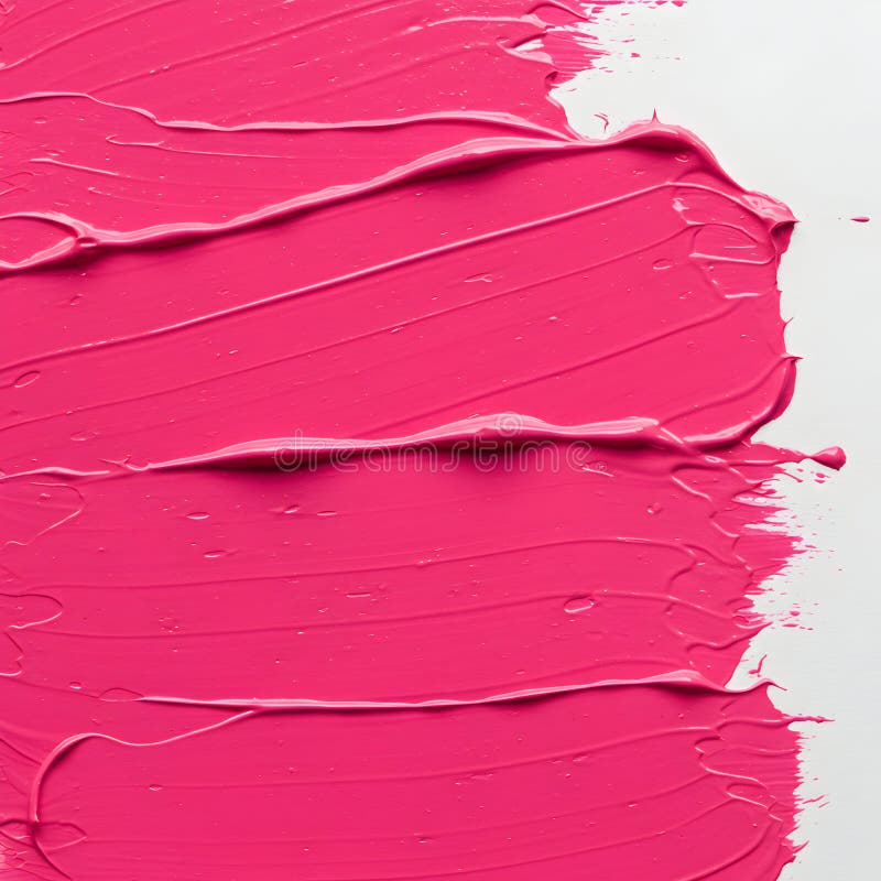 Thick Swipes of Vibrant Pink Paint Form an Abstract Pattern Stock ...