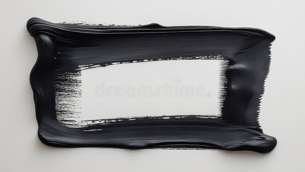 Black Paint Rectangular Frame Stock Illustrations – 2,982 Black Paint ...