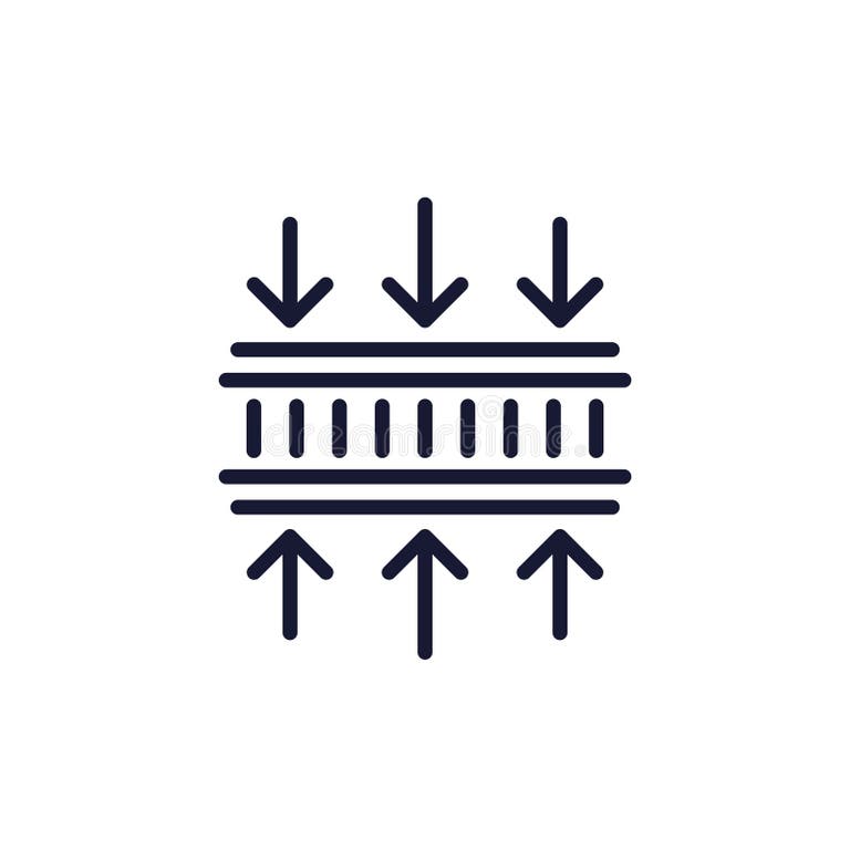 Thick, Thickness Icon, Line Vector Stock Vector - Illustration of multi ...