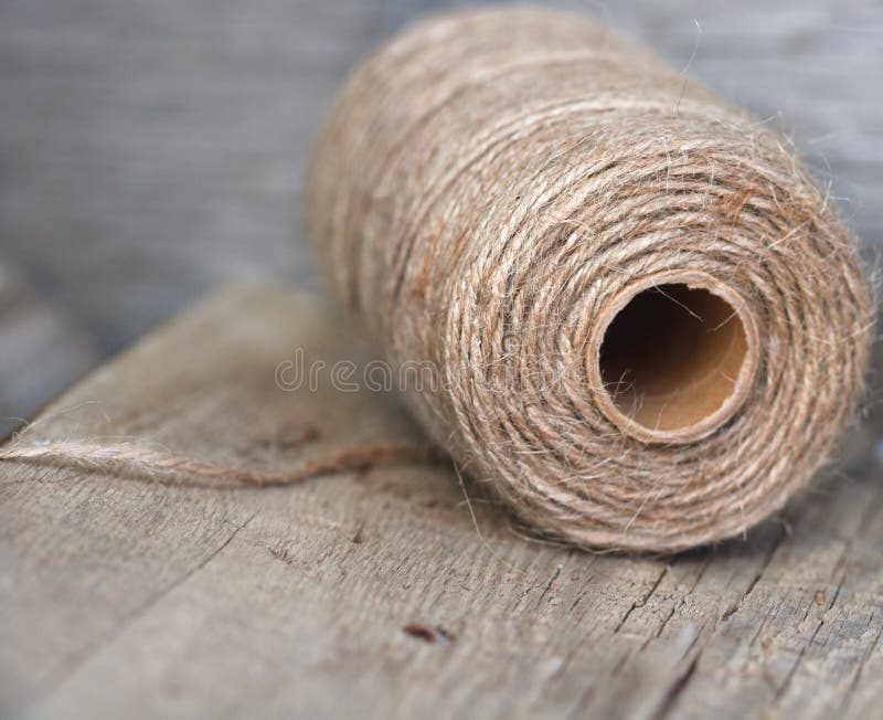 Thick thread bobbin stock image. Image of wound, wooden - 35774805