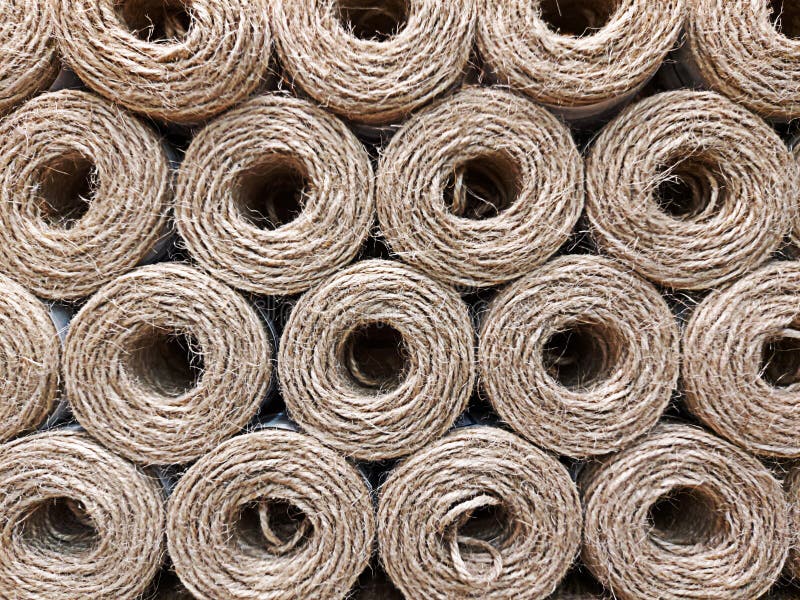 Thick Threads Wound into Rolls Stock Photo - Image of household, craft ...