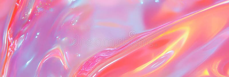 Thick Transparent Gel Texture with Smooth Surface and Bright Light ...