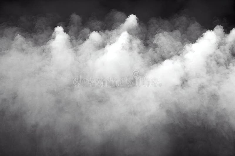 Thick White Smoke or Vapour Cloud Effect Stock Illustration ...