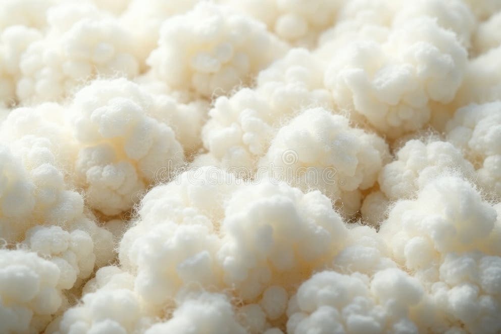 Thick White Wool with Deep Pile, Dense Texture, Warm, Comfortable, Rug ...