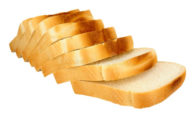 Thickly Sliced White Bread Loaf Stock Photo - Image of fresh, baked ...