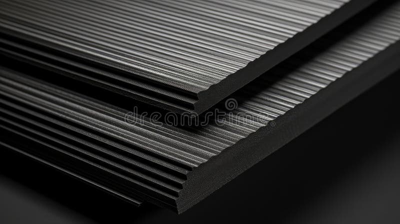 Thickness Corrugated Plastic Texture Stock Illustration - Illustration ...