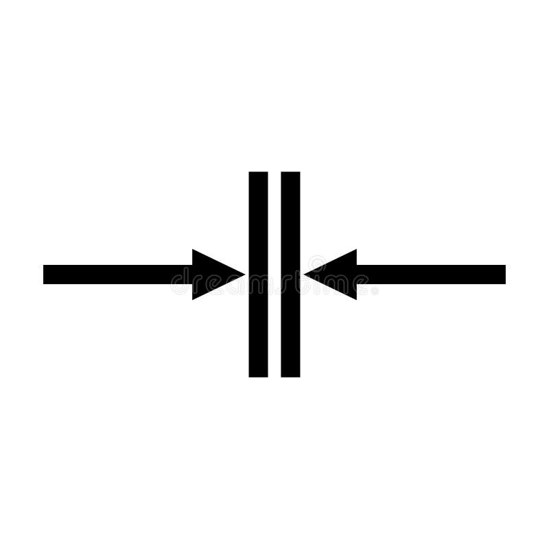 Thickness Icon, Measuring Thickness Stock Illustration - Illustration ...