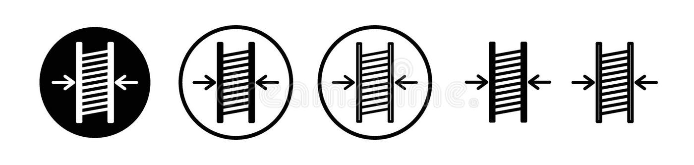 Arrow Thickness Icon Stock Illustrations – 374 Arrow Thickness Icon ...