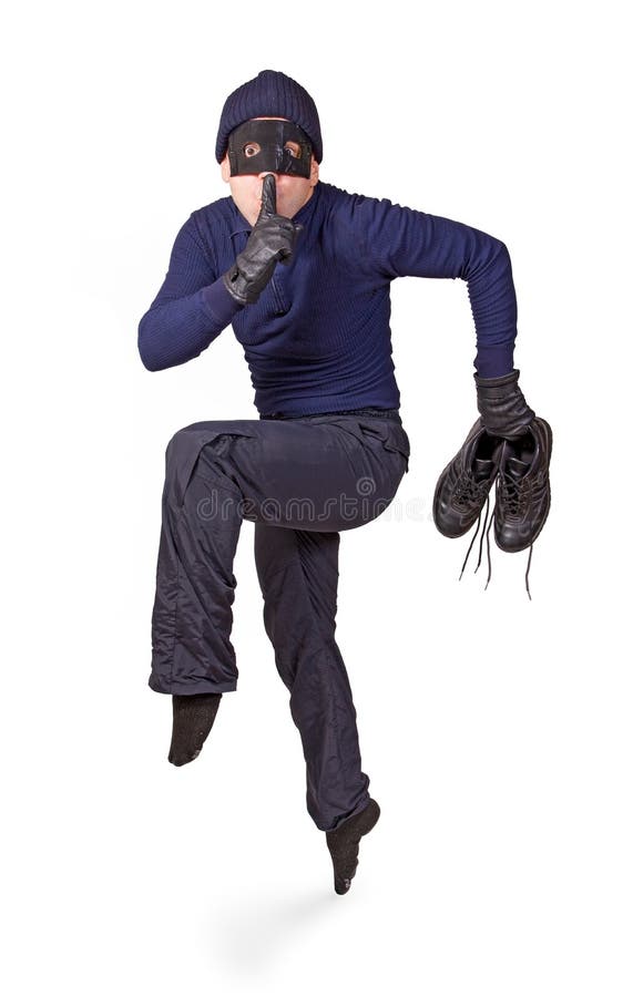 Thief stock image. Image of barefooted, dishonesty, hush - 11162729