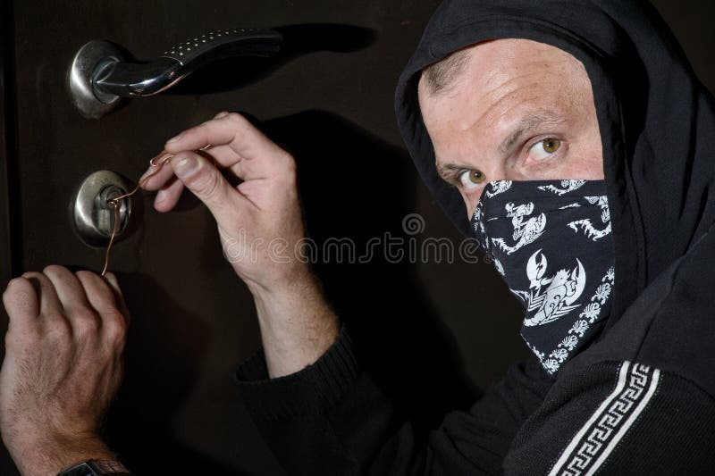 Thief stock photo. Image of thief, disguise, night, theft - 25628580