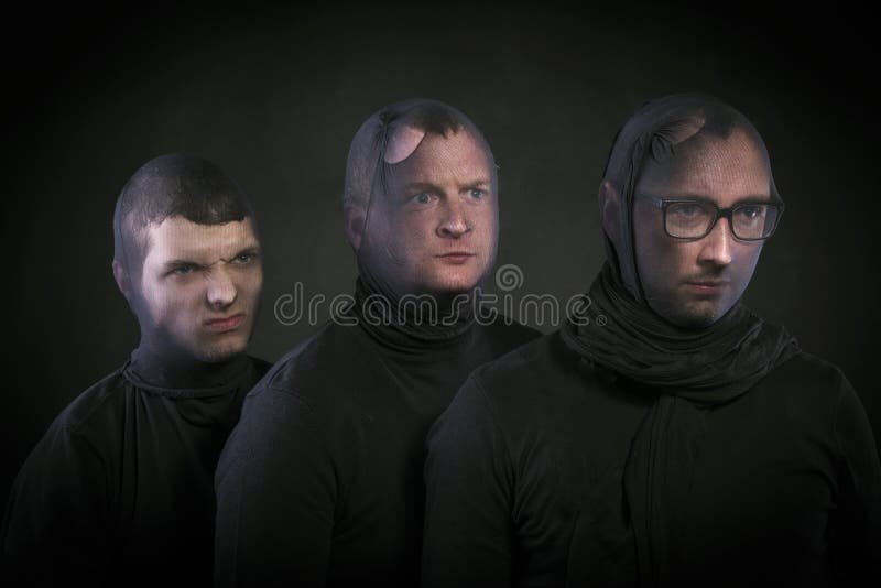 Thieves in masks stock image. Image of people, robbery - 71198877