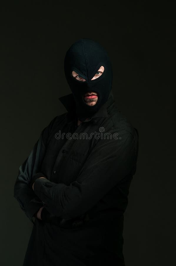 Mask of a thief stock photo. Image of criminal, male - 23621784
