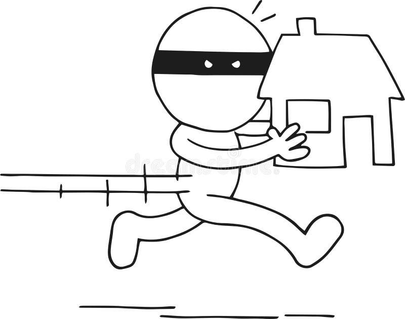 Cartoon Thief Running Stock Illustrations – 1,024 Cartoon Thief Running ...