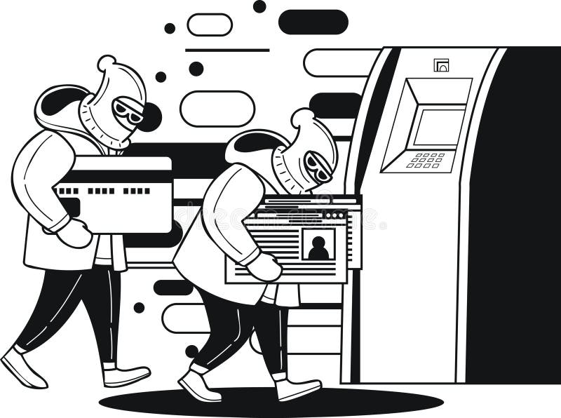 Robber Credit Card Stock Illustrations – 416 Robber Credit Card Stock ...