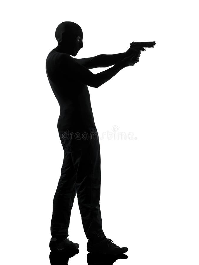 Man With Gun Silhouette Png