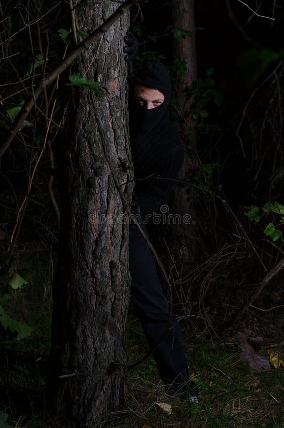 Thief in the dark stock photo. Image of fight, hiding - 45815198
