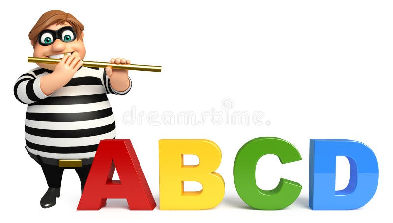 Thief Flute Abcd Sign Stock Illustrations – 1 Thief Flute Abcd Sign ...