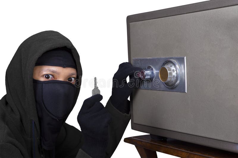 A thief getting the key stock image. Image of dark, illegal - 38875979