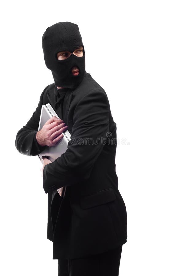 Sneaky Thief stock image. Image of keyboard, mask, information - 7710791