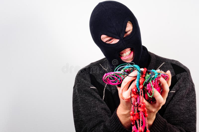 Mask of a thief stock photo. Image of criminal, male - 23621784