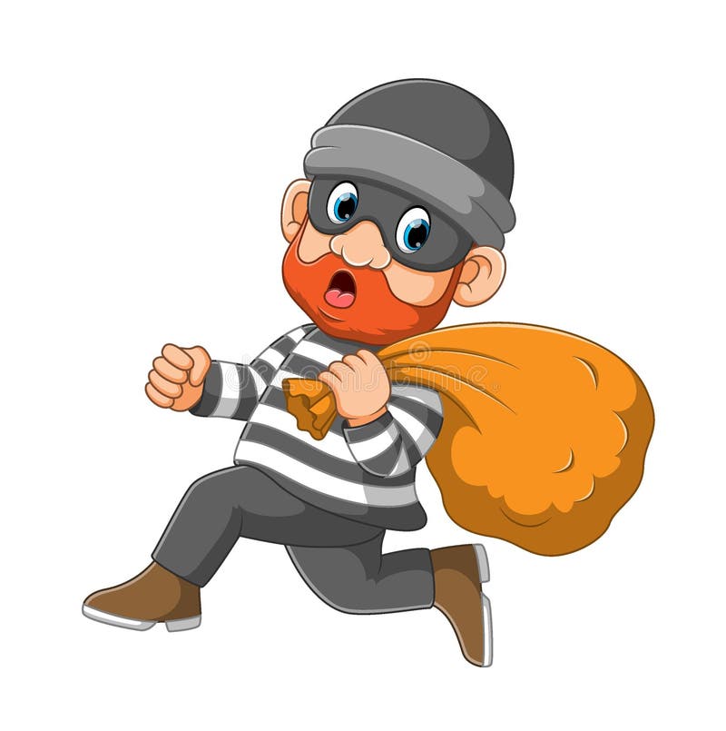 Sad Thief in Police Car. Arrest of Criminal Stock Vector - Illustration ... Sad Thief in Police Car. Arrest of Criminal Stock Vector - Illustration ...