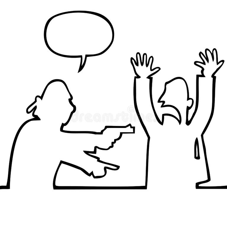 Thief Pointing Gun Stock Illustrations – 57 Thief Pointing Gun Stock ...