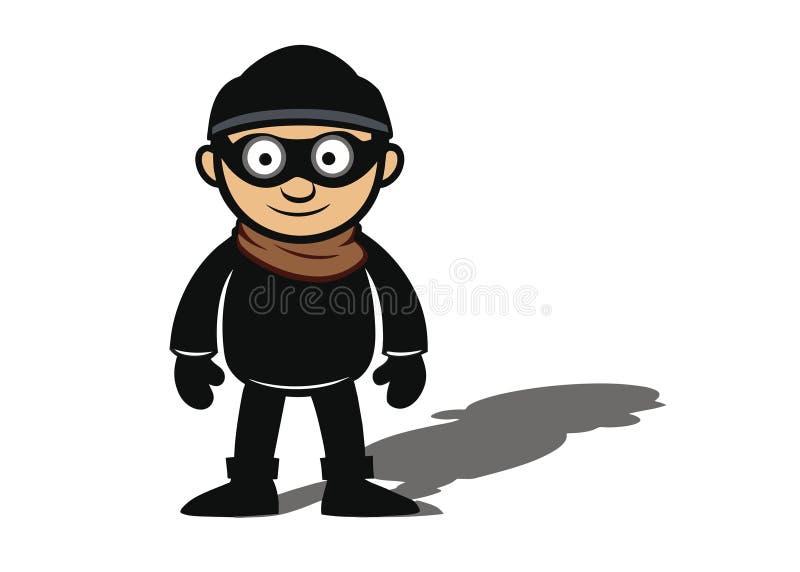 Thief Silhouette and Shadow-015 Stock Vector - Illustration of dark ...