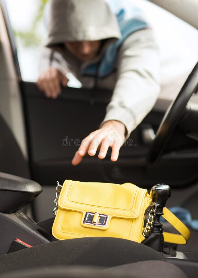 Thief Stealing Wallet from Backpack Stock Image - Image of pocket ...