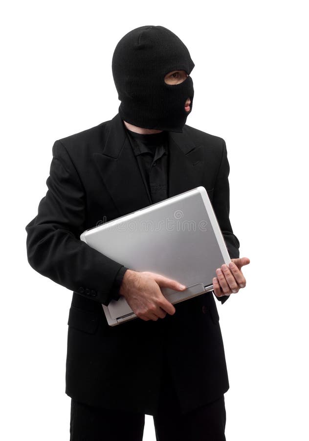 Sneaky Thief stock image. Image of keyboard, mask, information - 7710791