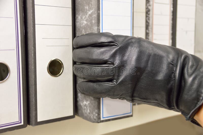 Stealing Industrial Information Stock Photo - Image of hand, crime ...