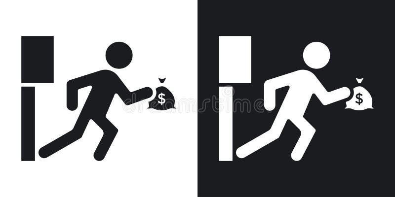 Thief Vector Pictogram Stock Illustrations – 2,374 Thief Vector ...