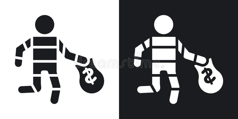 Thief Vector Pictogram Stock Illustrations – 2,402 Thief Vector ...