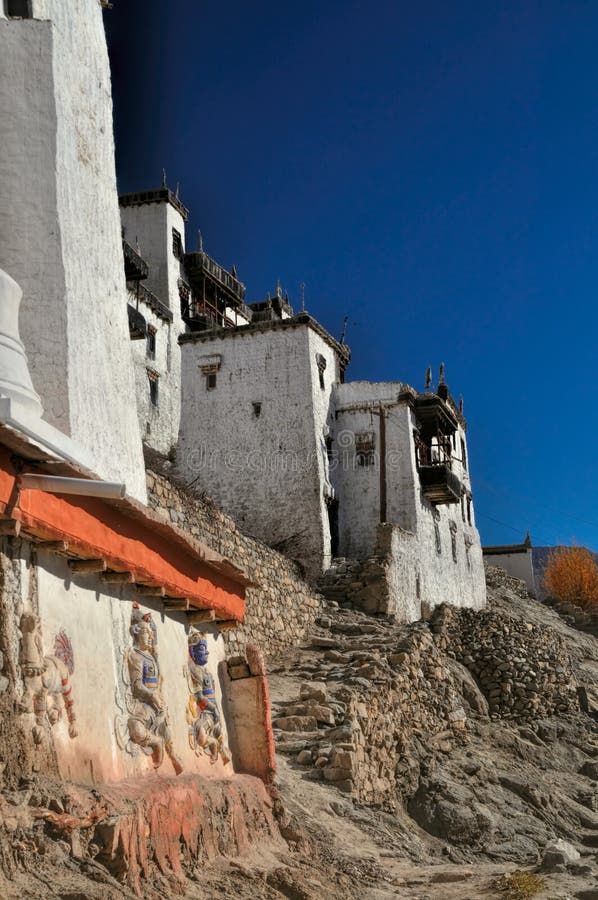 Thiksey monastery stock image. Image of scenery, shrine - 49406617