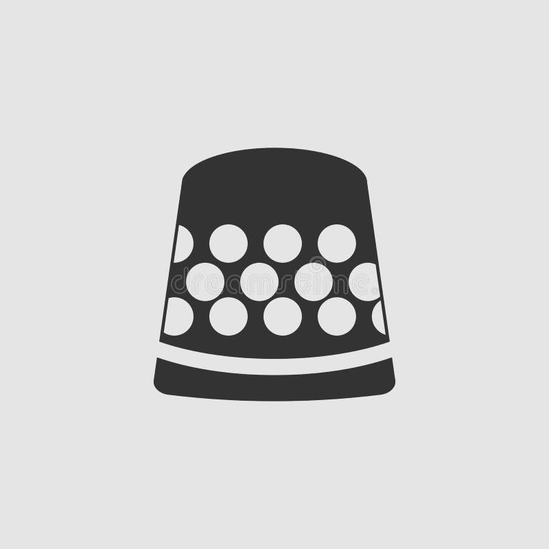 Thimble icon, icon cartoon stock vector. Illustration of icon - 88302507