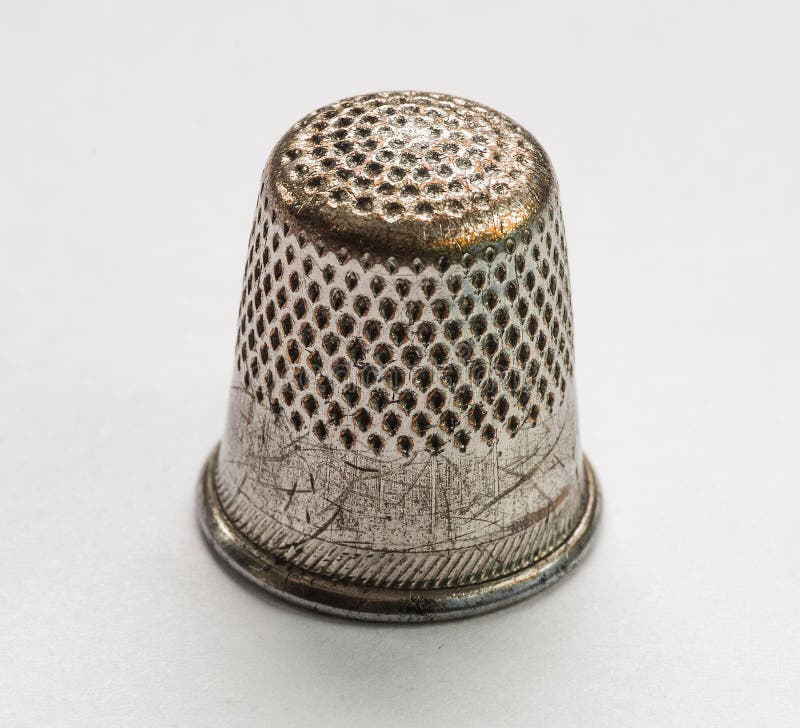 Thimble stock photo. Image of copper, thimble, detail - 83279352