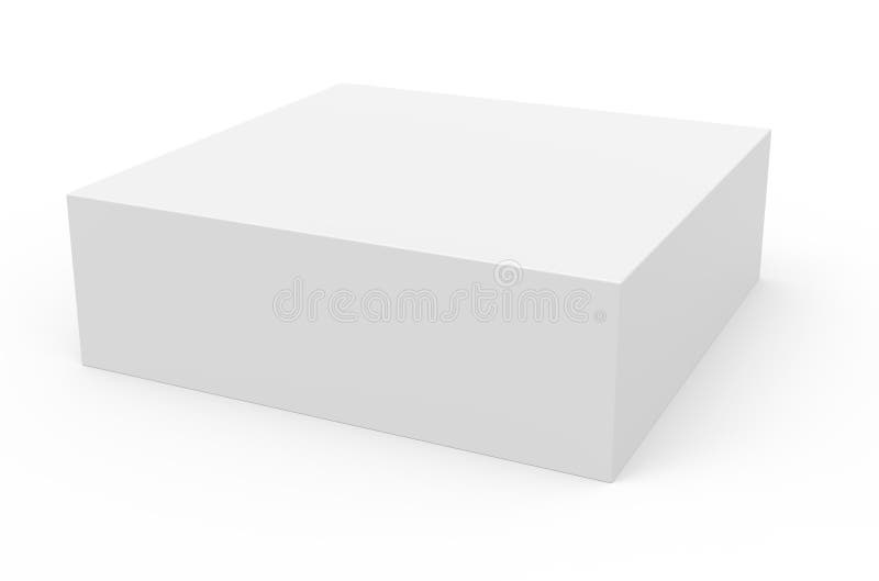 Thin Blank Template Box Model Stock Illustrations – 28 Thin Blank ...