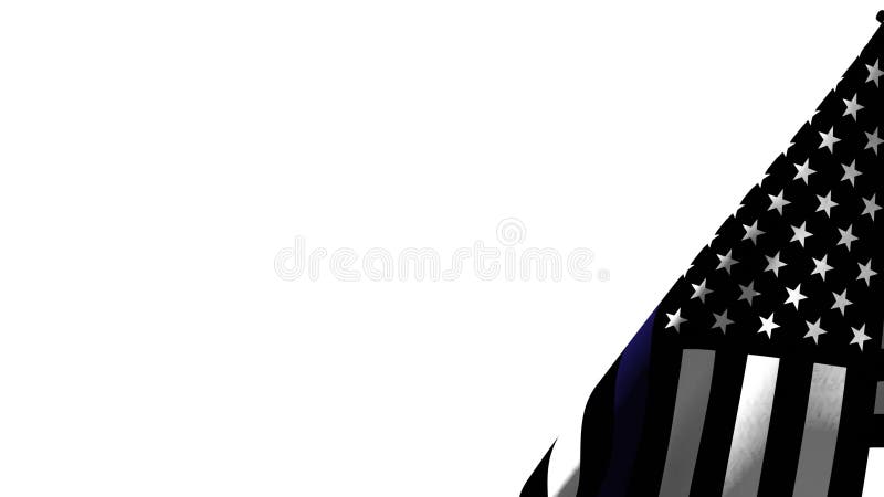 Thin Blue Line Police Flag Closeup 1080p Full HD 1920X1080. Thin Blue ...