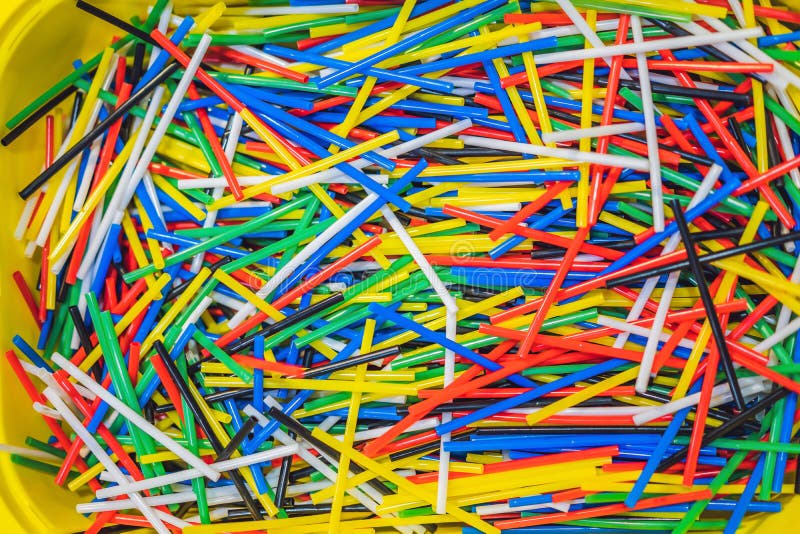 Thin Colored Rods for Making and Designing Stock Photo - Image of ...